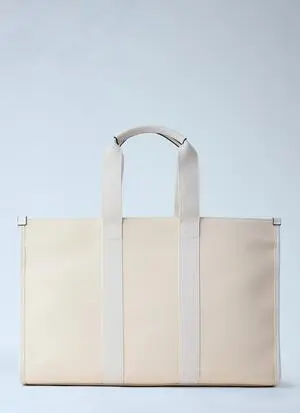 Moncler Canvas Logo Tote Bag