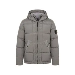 Stone Island Grey Jackets Padded & Down Jackets - Gray