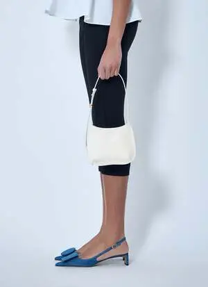 Jacquemus Le Petit Bisou Shoulder Bag - White