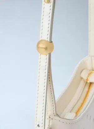 Jacquemus Le Petit Bisou Shoulder Bag - White