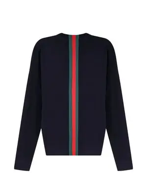 Gucci Web Detail Cotton T-shirt - Multicolor