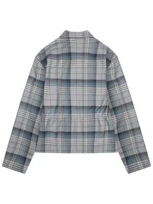 Dior Zippered Check Shirt - Multicolor