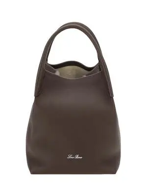 Loro Piana Small Bale Bucket Bag - Brown