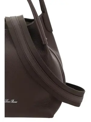 Loro Piana Small Bale Bucket Bag - Brown