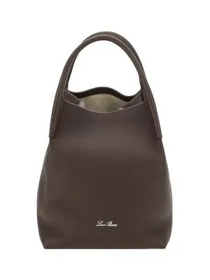 Loro Piana Small Bale Bucket Bag - Brown