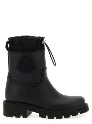 Moncler Kickstream' Rain Boots - Black