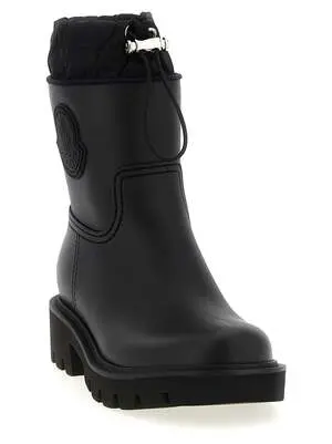 Moncler Kickstream' Rain Boots - Black