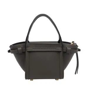 TOD'S T-signature Mini Leather Bag - Gray