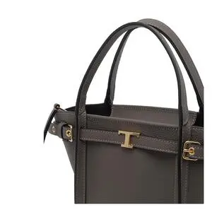 TOD'S T-signature Mini Leather Bag - Gray
