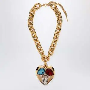 Alessandra Rich Chain Necklace - Multicolor