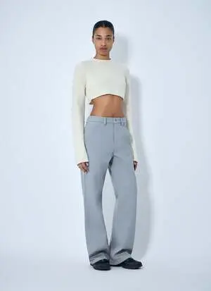 RIER Wide-leg Tailored Trousers