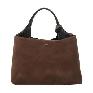 TOD'S T Timeless Leather Handbag - Brown
