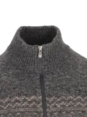 Brunello Cucinelli Wool Zipped Cardigan - Multicolor