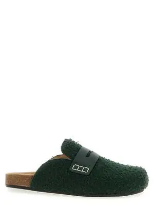 JW Anderson J.w.anderson 'felt Loafer' Mules - Green