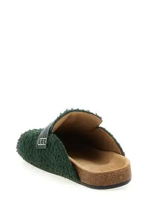 JW Anderson J.w.anderson 'felt Loafer' Mules - Green