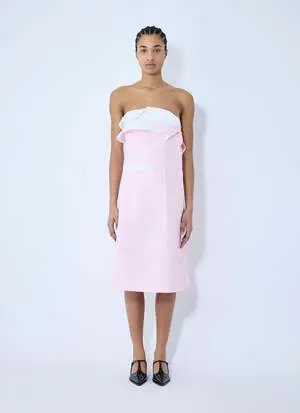 Miu Miu Poplin Dress - Multicolor