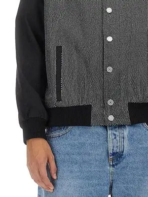 Balmain Bomber Jacket With Logo