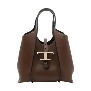 TOD'S Mini T Timeless Shopping Bag - Brown