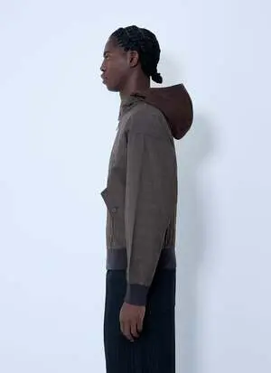 Prada Hooded Wool Jacket