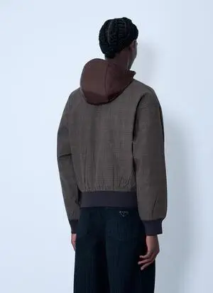 Prada Hooded Wool Jacket