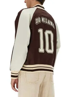 Dolce & Gabbana Logo Varsity Jacket - Multicolor