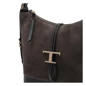 TOD'S Small Suede T Timeless Backpack - Brown