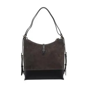TOD'S Small Suede T Timeless Backpack - Brown