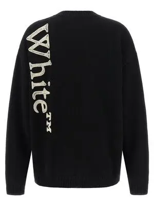 Off-White Vertical Bookish' Sweater - Multicolor