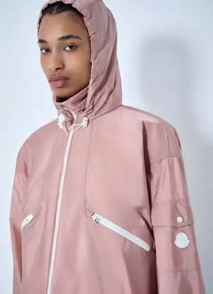 Moncler Marmacy Hooded Rain Jacket - Pink