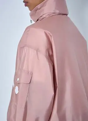Moncler Marmacy Hooded Rain Jacket - Pink