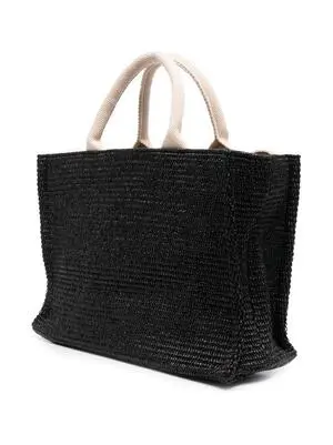 Marni Raffia-effect Small Tote Bag