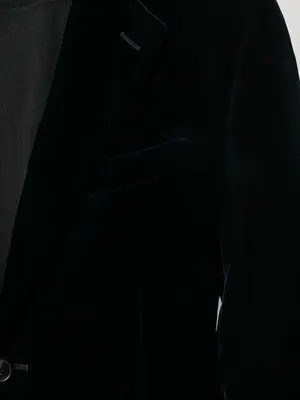 Giorgio Armani Velvet Single-breasted Blazer Jacket