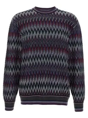 Missoni Zigzag Pattern Wool Sweater