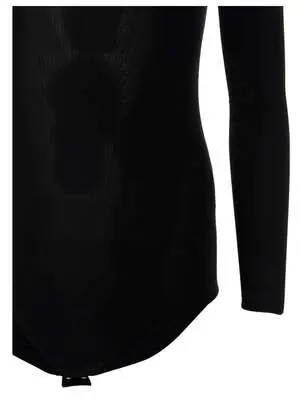 MAISON MARGIELA Long Sleeves Crew Neck Bodysuit - Black
