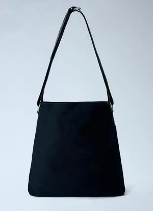 Dries Van Noten Canvas Shoulder Bag - Black
