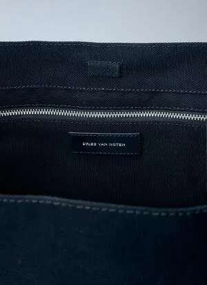 Dries Van Noten Canvas Shoulder Bag