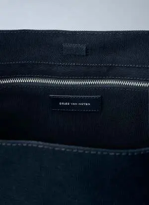 Dries Van Noten Canvas Shoulder Bag