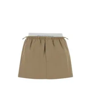 Alexander Wang Cotton A-line Mini Skirt