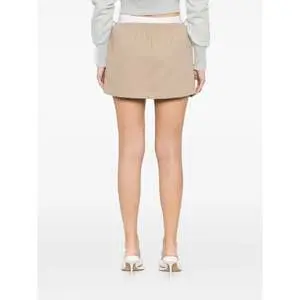 Alexander Wang Cotton A-line Mini Skirt