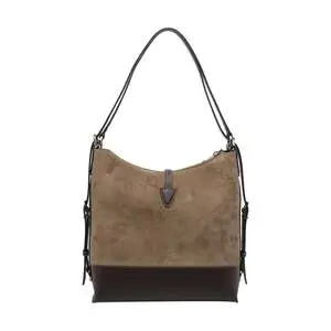 TOD'S Medium T-timeless Suede Backpack And Shoulder Bag