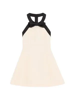 Valentino Garavani Wool And Silk Blend Mini Dress - Multicolor