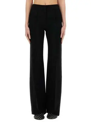 JIL SANDER Viscose Blend Pants - Black