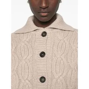 Brunello Cucinelli Neutrals Knitwear Cardigans