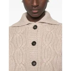 Brunello Cucinelli Cashmere Cardigan - Cream