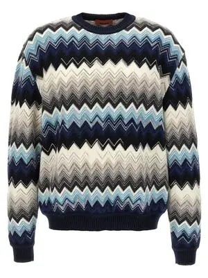 Missoni Caperdoni Wool Blend Zigzag Sweater - Multicolor