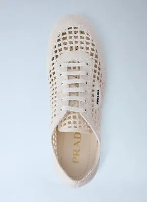 Prada Collapse Crochet Sneakers