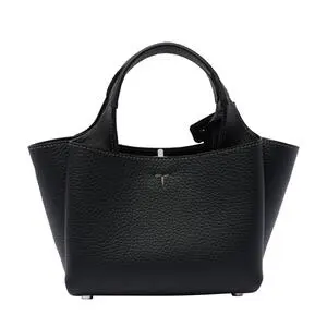 TOD'S Micro Leather Handbag - Black