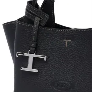 TOD'S Micro Leather Handbag - Black