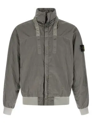Stone Island Nylon Metal Watro Bomber Jacket - Gray