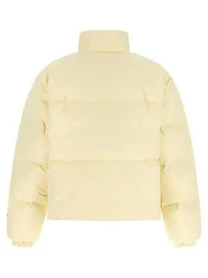JIL SANDER Technical Fabric Quilted Down Jacket - Cream